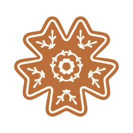 Gingerbread flower|D-1233128