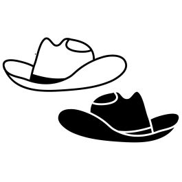Cowboy Hat Gift Tags|D-370819