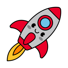 Cute Space Rocket SVG | Outer Space SVG|D-1238419