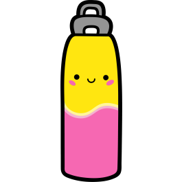 kawaii water bottle