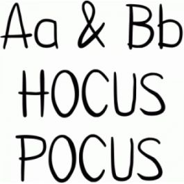 hocus pocus font