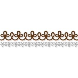 ribbon bow lace border