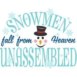 snowmen fall unassembled