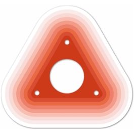 nested rounded triangle