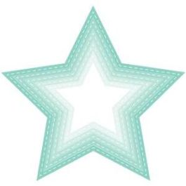 nested stitched star frames