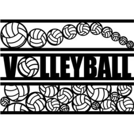 volleyball borders