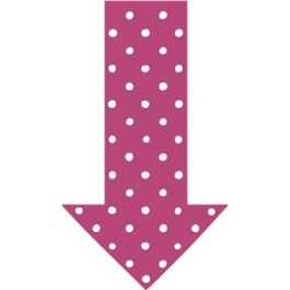 polka dot arrow