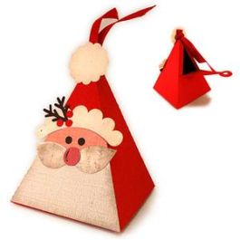 santa triangle box