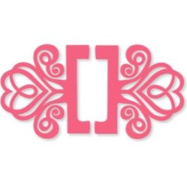 square heart brackets