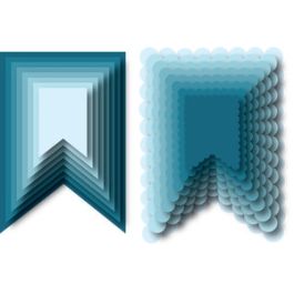 nested scallop banner