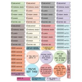 diet planner stickers