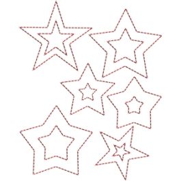 stitching templates - stars