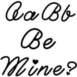 be mine font