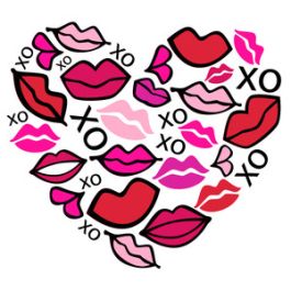 kissy heart