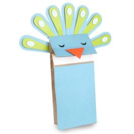 paper bag peacock