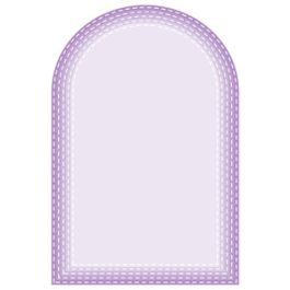 stitched nested arched rectangles