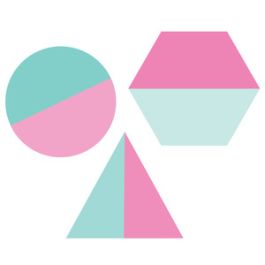 layered split shapes