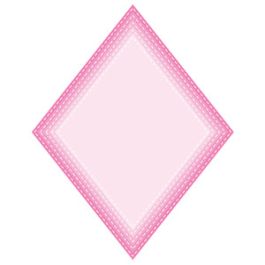 stitched nested diamonds