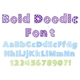 bold doodle font