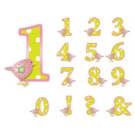 colorful bird numbers