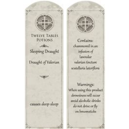 sleeping potion label pnc