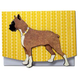 boxer dog card