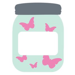 jar of butterflies