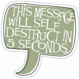 message self destruct