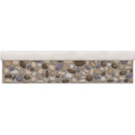 stone wall border