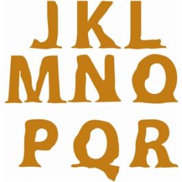 halloween letters j-r