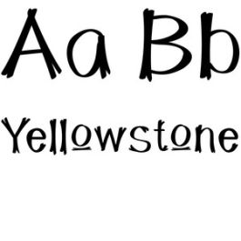 yellowstone font