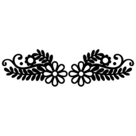 floral curlicue border