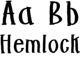 hemlock font