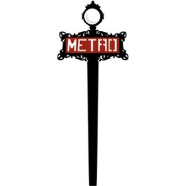 french metro sign