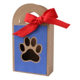 paw print gift bag