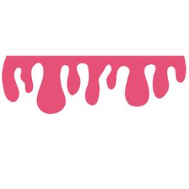 ice cream cone drip border