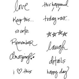 teresa collins handwriting stickers