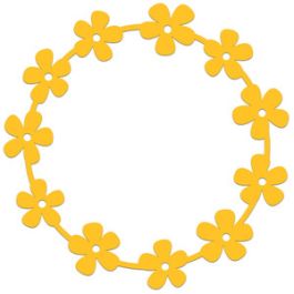 buttercup frame or garland