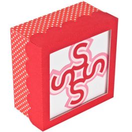monogram lid gift box letter s