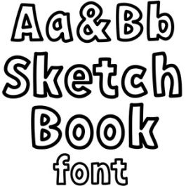 sketch book font