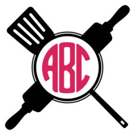 round baking monogram