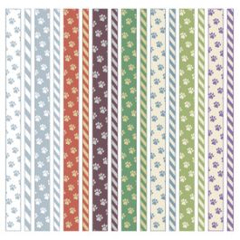 doggy paw washi strips