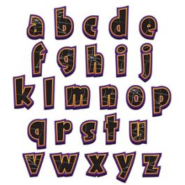 halloween lowercase alphabet