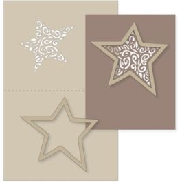 swirly star card