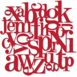 alphabet collage background