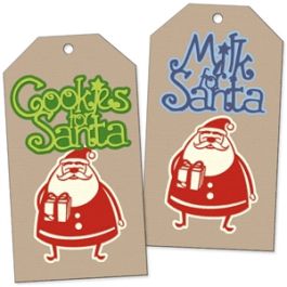 treats for santa tags