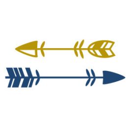 2 cute drawn arrows