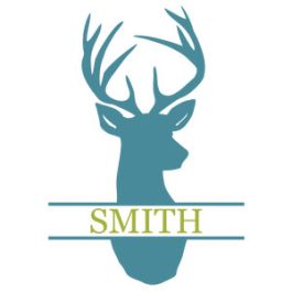 split label stag head