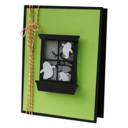 ghost window pane card