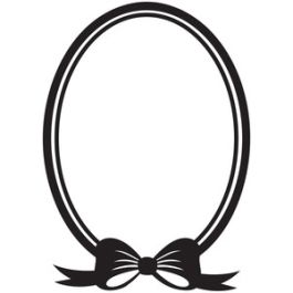 pretty oval frame